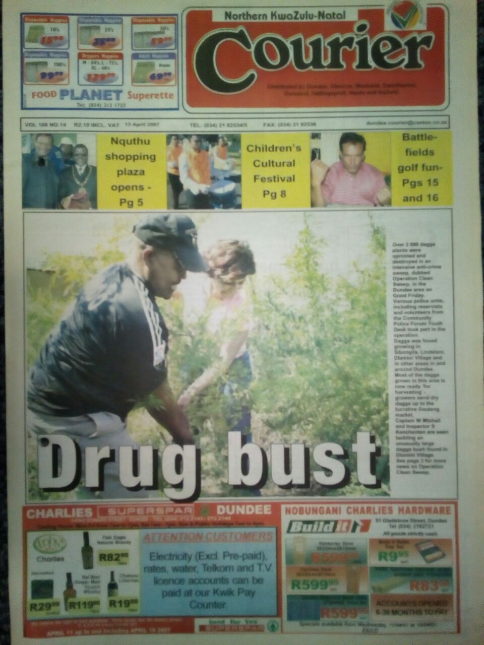 Blast From The Past - April 13, 2007 | Northern Natal News