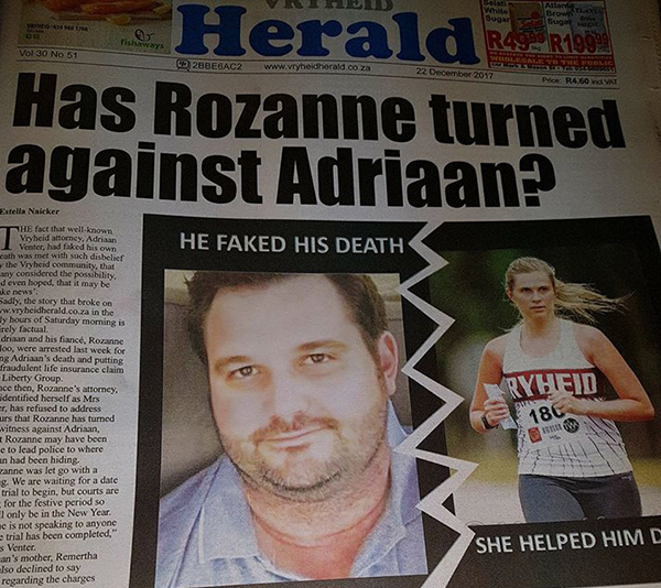 UPDATE: Has Rozanne turned against Adriaan? | Northern Natal News