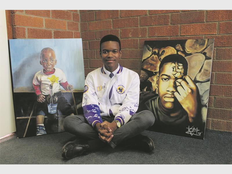 MUST READ: Kamogelo's artwork emulates life | Northern Natal News