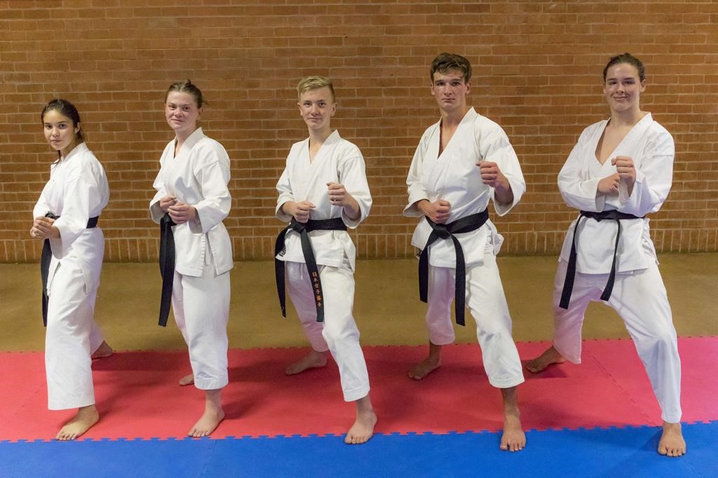 NKZN JKA welcomes five new 1st dan black belts | Northern Natal News