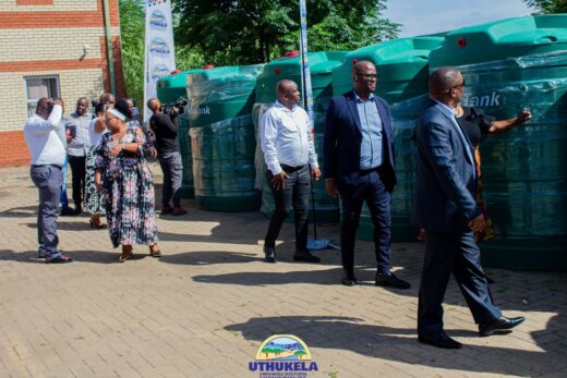 uThukela District welcomes 10 static water tanks from KZN COGTA ...