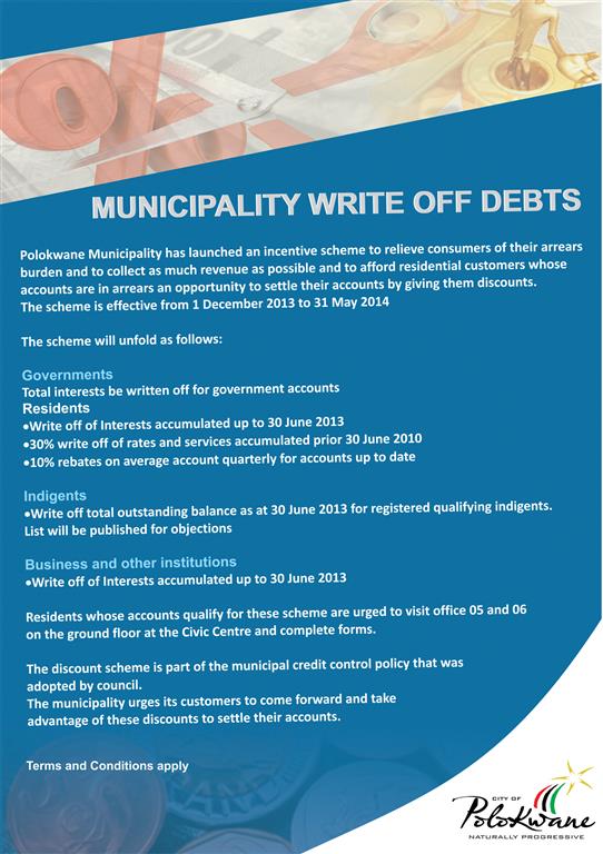 Go-ahead to write off debt | Review