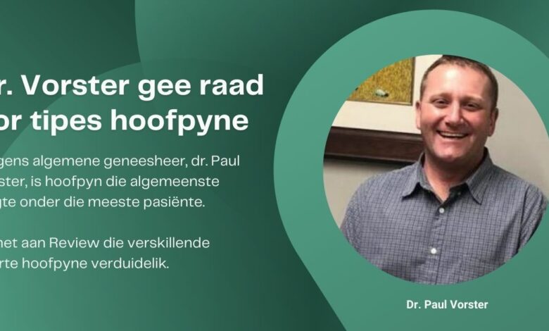 Arts gee raad oor tipes hoofpyne