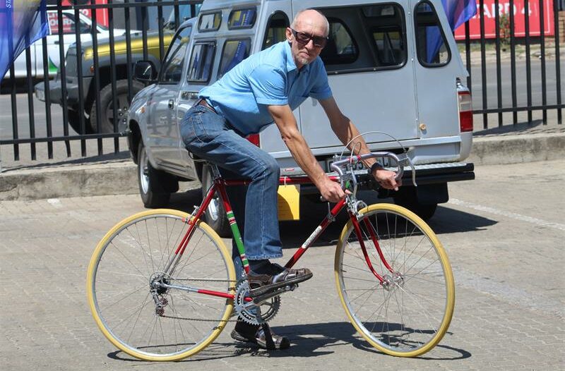 Bicycle collector shows off his vintage collection