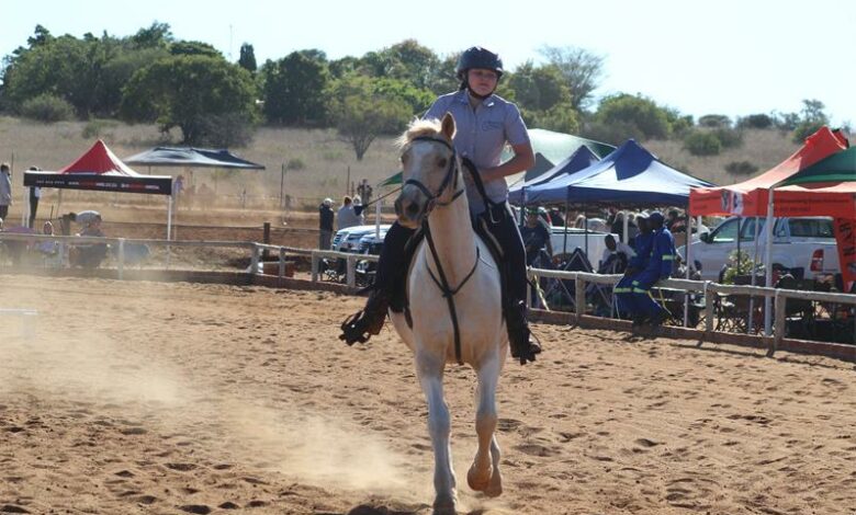 Riders saddle up at western mounted games