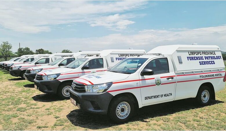 State pathology fleet will be a great help to Limpopo this festive season