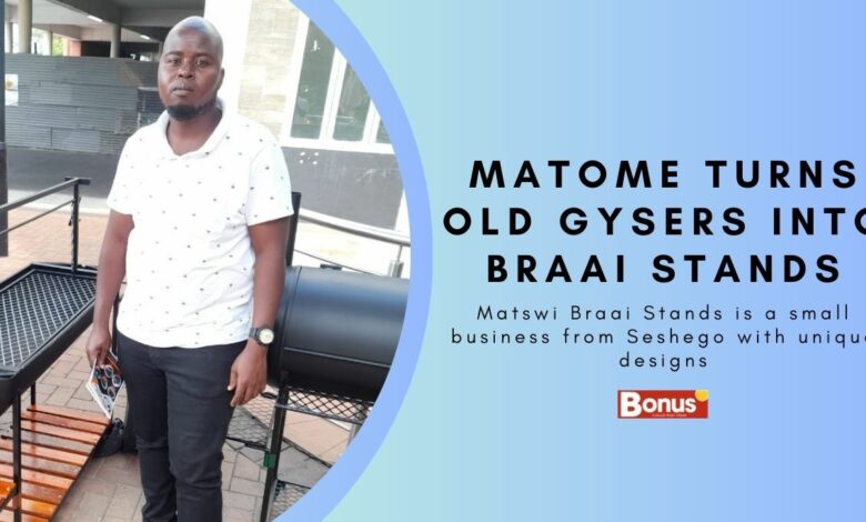 Matome turns old geysers into braai stands | Review