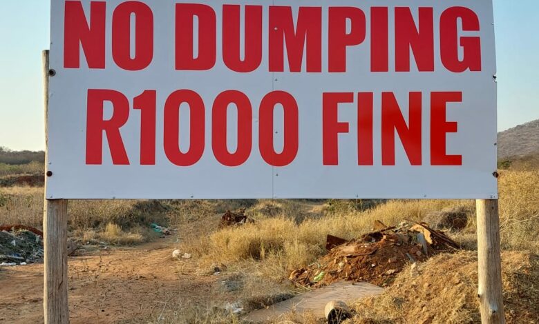 Illegal dumping sign not deterring Mogalakwena residents | Review