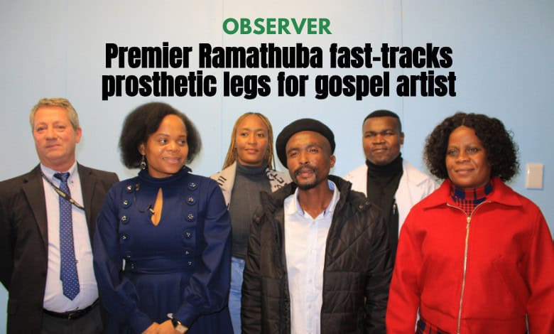 Premier Ramathuba fast-tracks prosthetic legs for gospel artist | Review