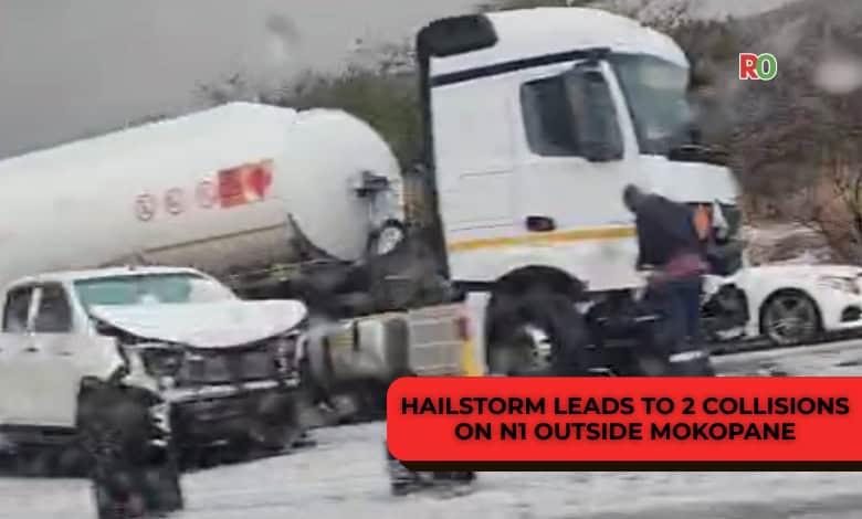 VIDEO: Hailstorm leads to 2 collisions on N1 outside Mokopane | Review