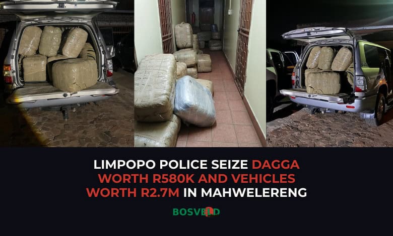 Mahwelereng dagga bust: Police seize R580k stash and R2.7m in vehicles ...