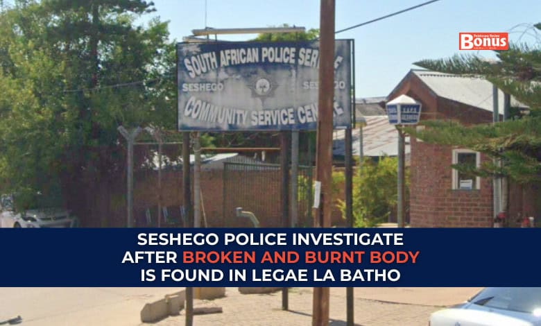Burnt body found near Legae La Batho school sparks mob justice fears ...