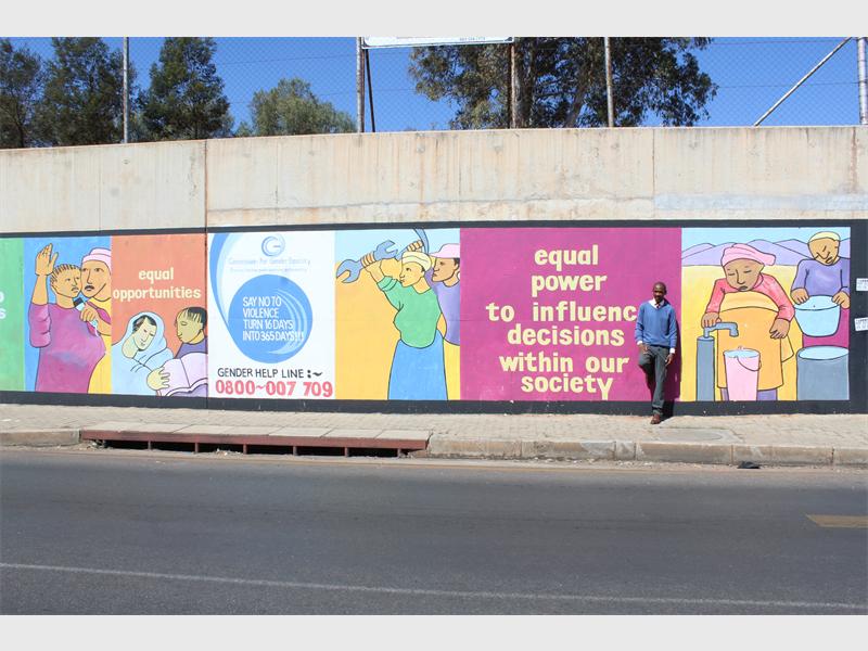 Murals depict gender inequality | Northcliff Melville Times