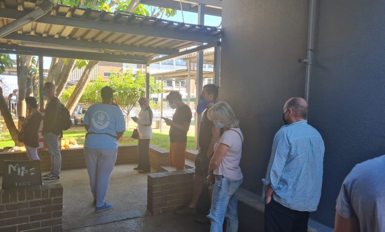 Voting is underway, and lines are manageable in Northcliff areas ...