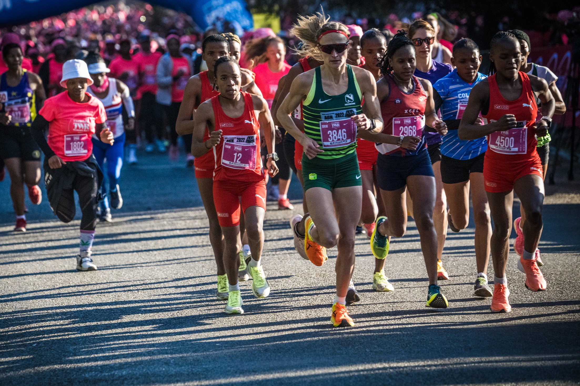 Pink was the colour of the day on the Totalsports Women’s Race in ...