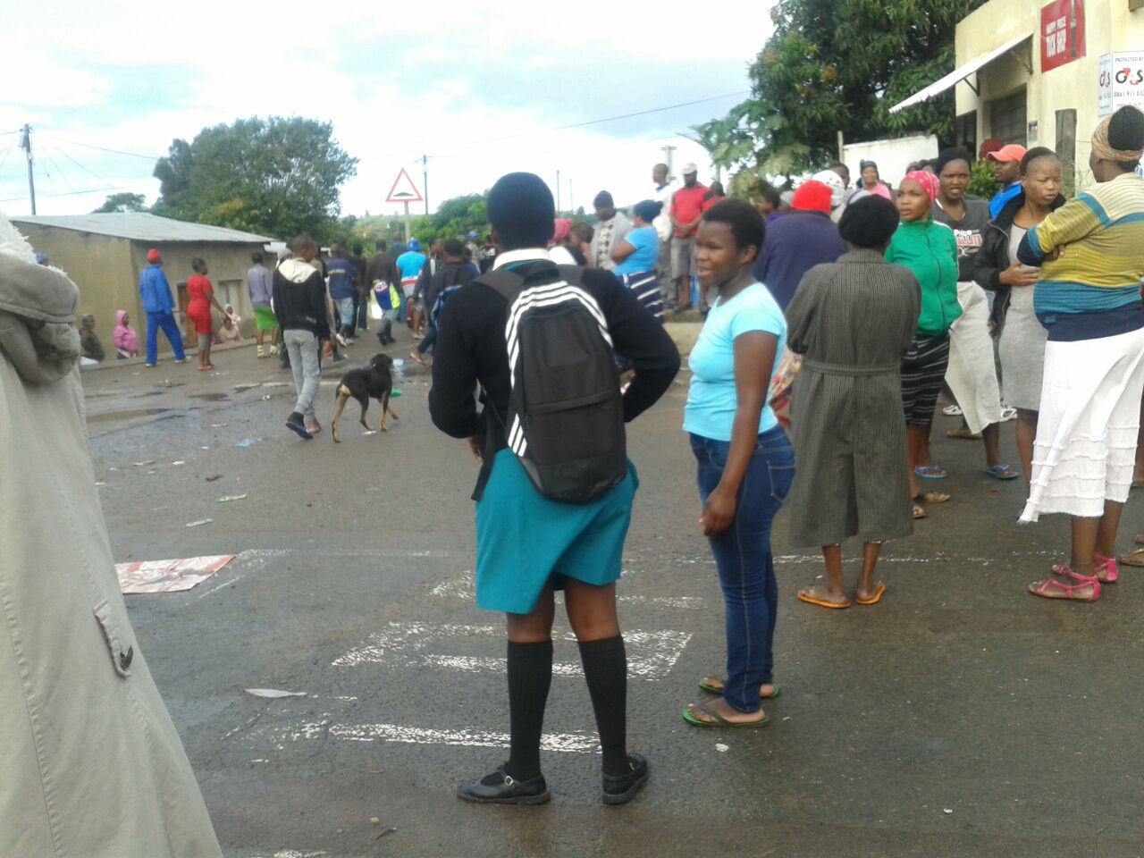 Nkobongo protesters close township roads | North Coast Courier