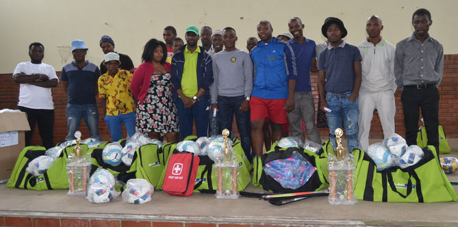 New colours and sports kits for the Nkobongo youth | North Coast Courier