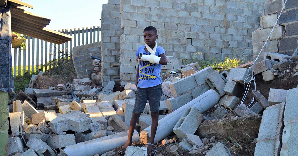 Sixteen families left homeless by floods in Shayamoya and Nkobongo ...