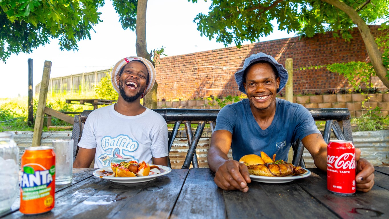 Former Ballito waiters-turned-entrepreneurs clean up Thembeni crime hotspot to open restaurant ...