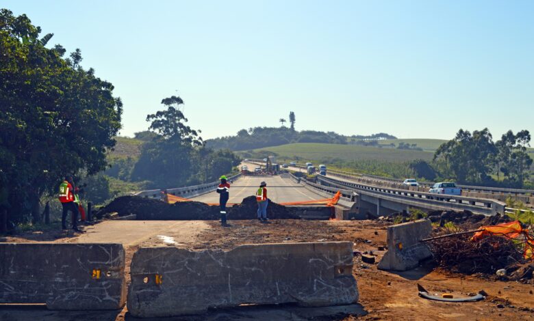N2 relief imminent as Sanral nears completion of Umhlali bridge | North ...