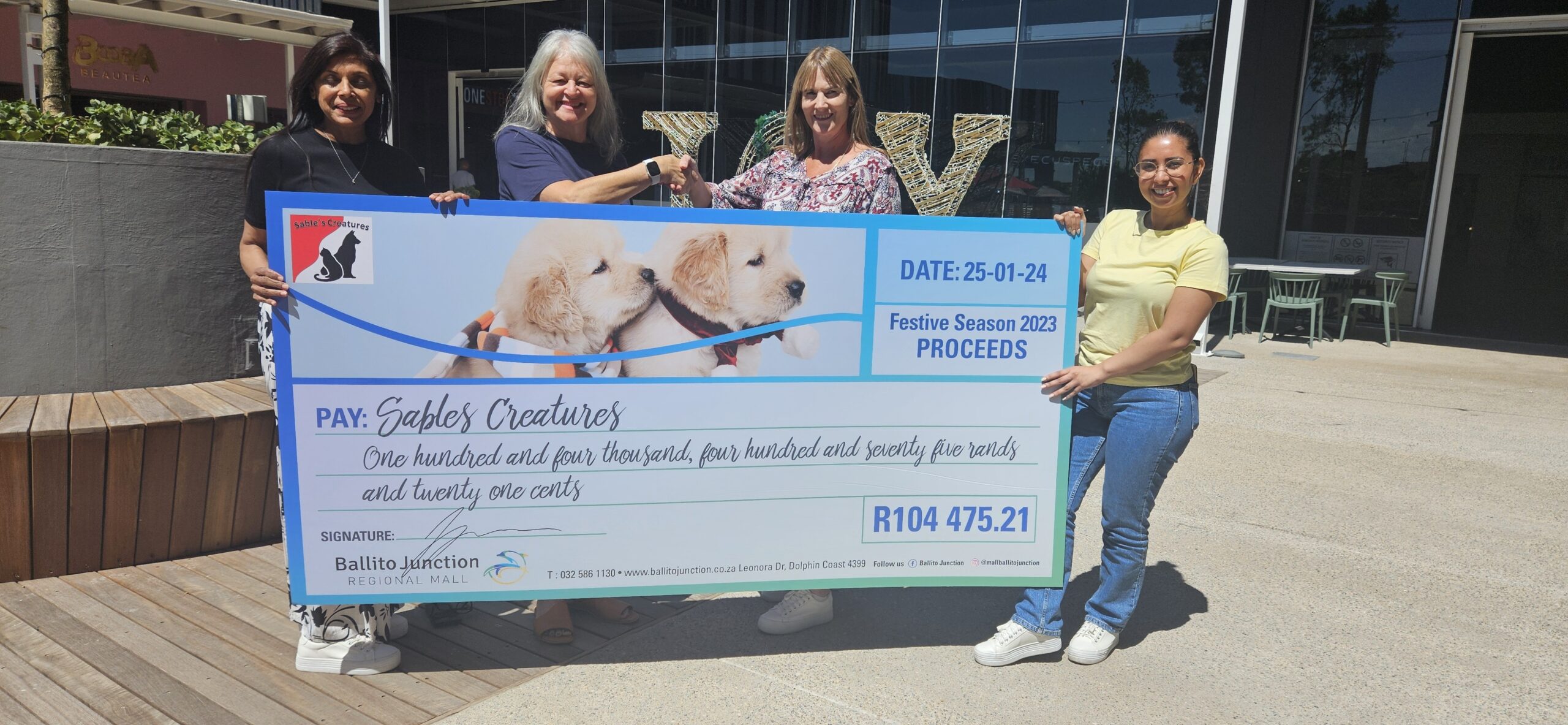 Sables Creatures' mission lifted by R104 000 financial boost | North Coast Courier