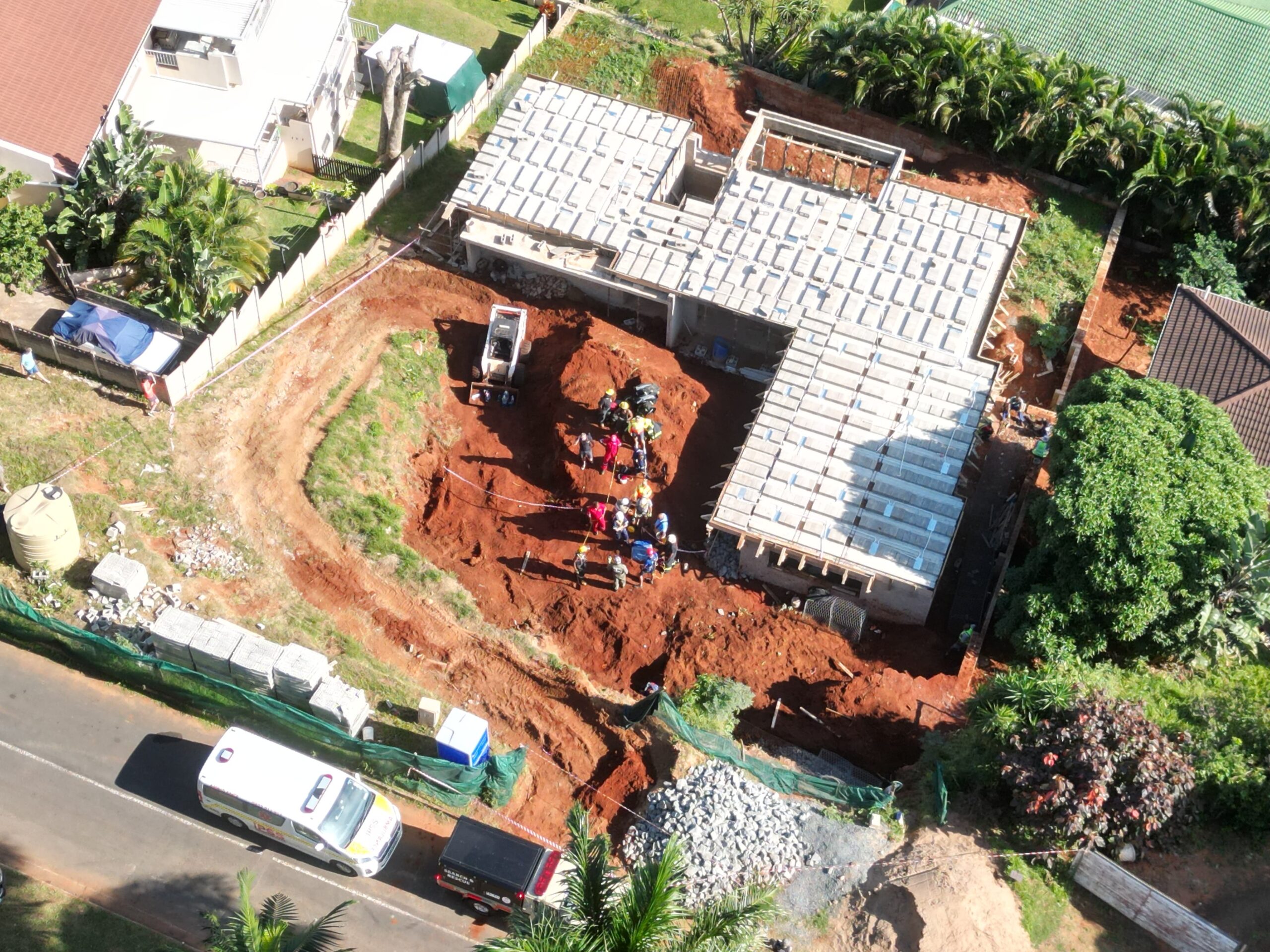 UPDATE: Five trapped in construction site collapse in Ballito, three ...