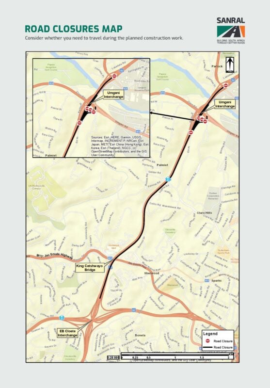 Brace for delays: Temporary N2 closures for King Cetshwayo bridge works ...