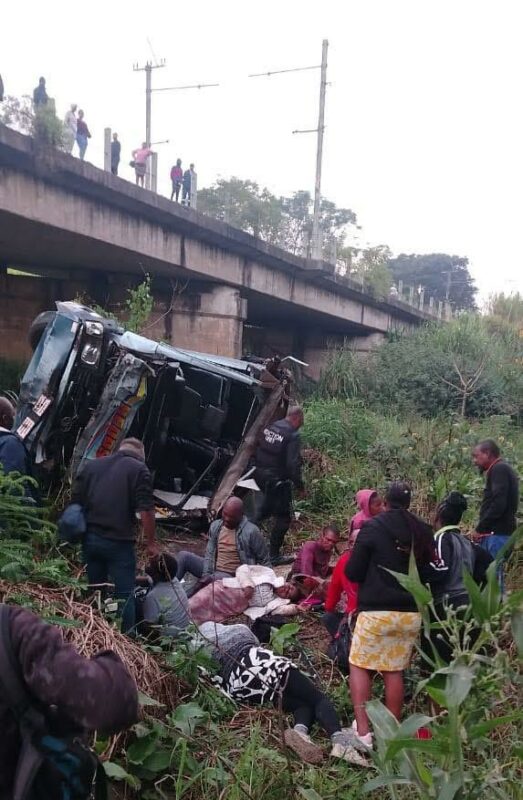 Three killed, one trapped in tragic bus crash off Tongaat bridge ...