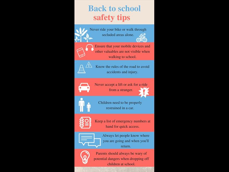 Safety and health tips for school children | Rekord