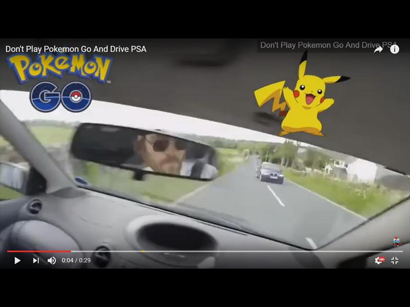 Motorists urged to play Pokemon Go responsibly | Rekord
