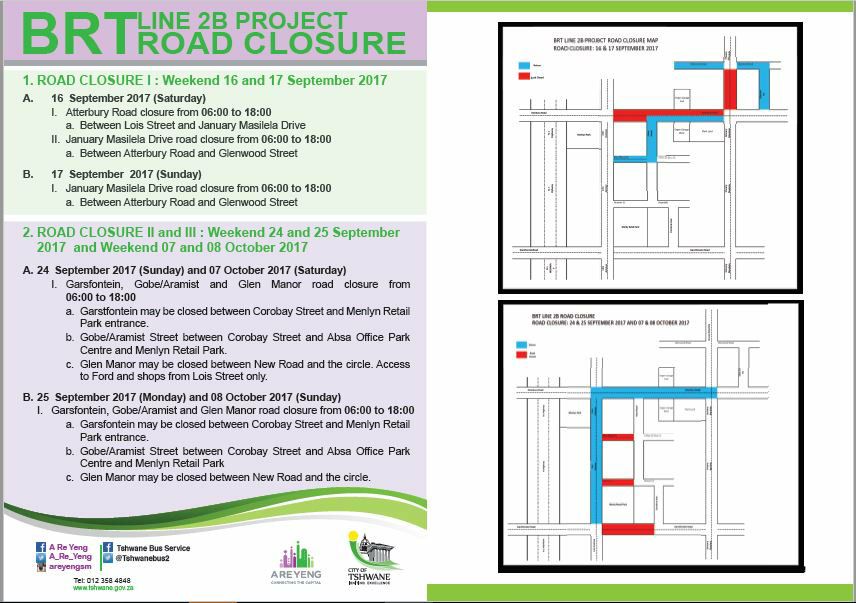 NOTICE: Upcoming road closures | Rekord
