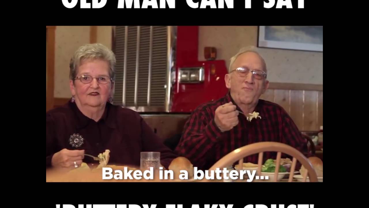 VIDEO OF THE DAY: Old man can't say 'buttery flaky crust' | Rekord