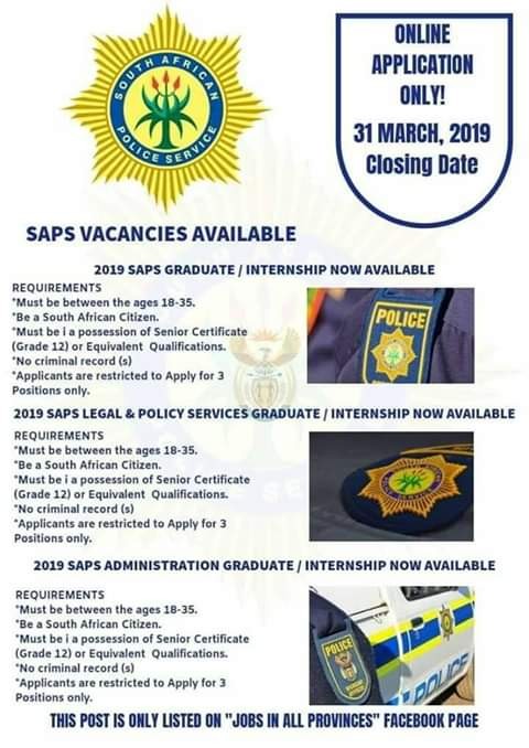 Beware of fake SAPS vacancies | Rekord