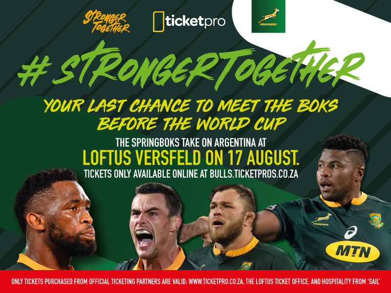 Buy your test ticket today and meet the Springbok team + win tickets ...