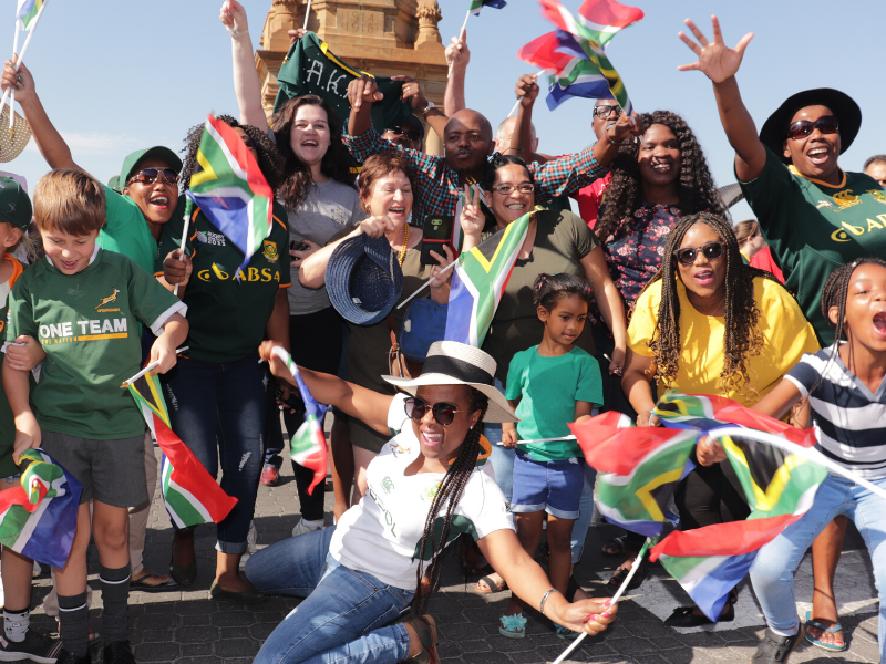 Victorious Springboks tour Pretoria | Rekord