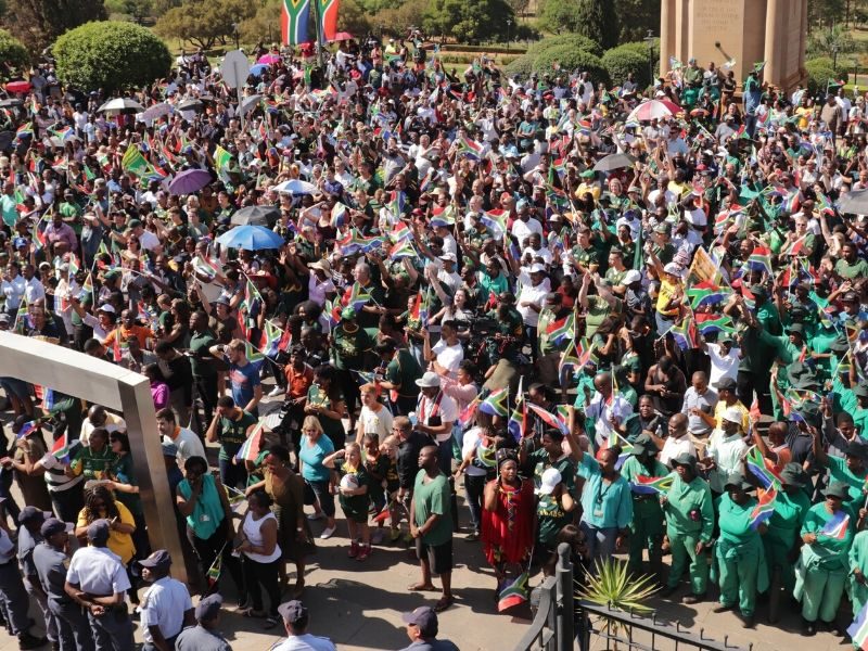 Victorious Springboks tour Pretoria | Rekord