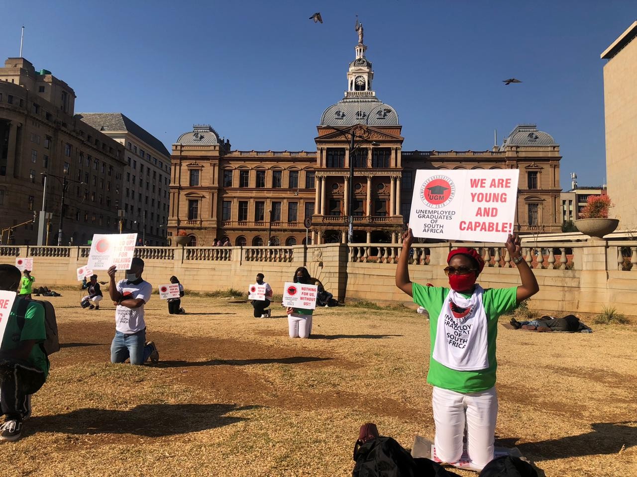Unemployed graduates frustrated after Union Buildings protest | Rekord