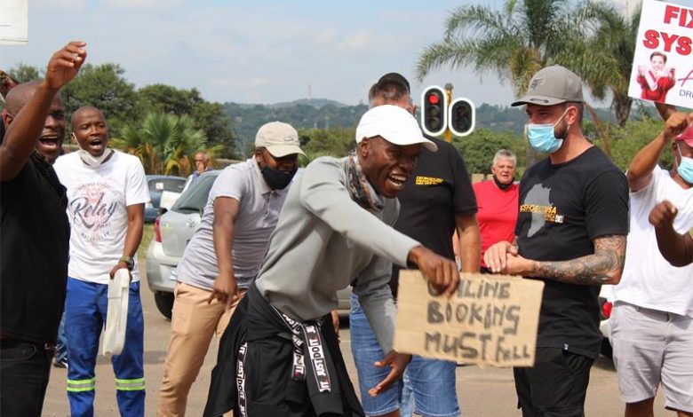 Driving schools owners stage protest outside Waltloo testing centre ...