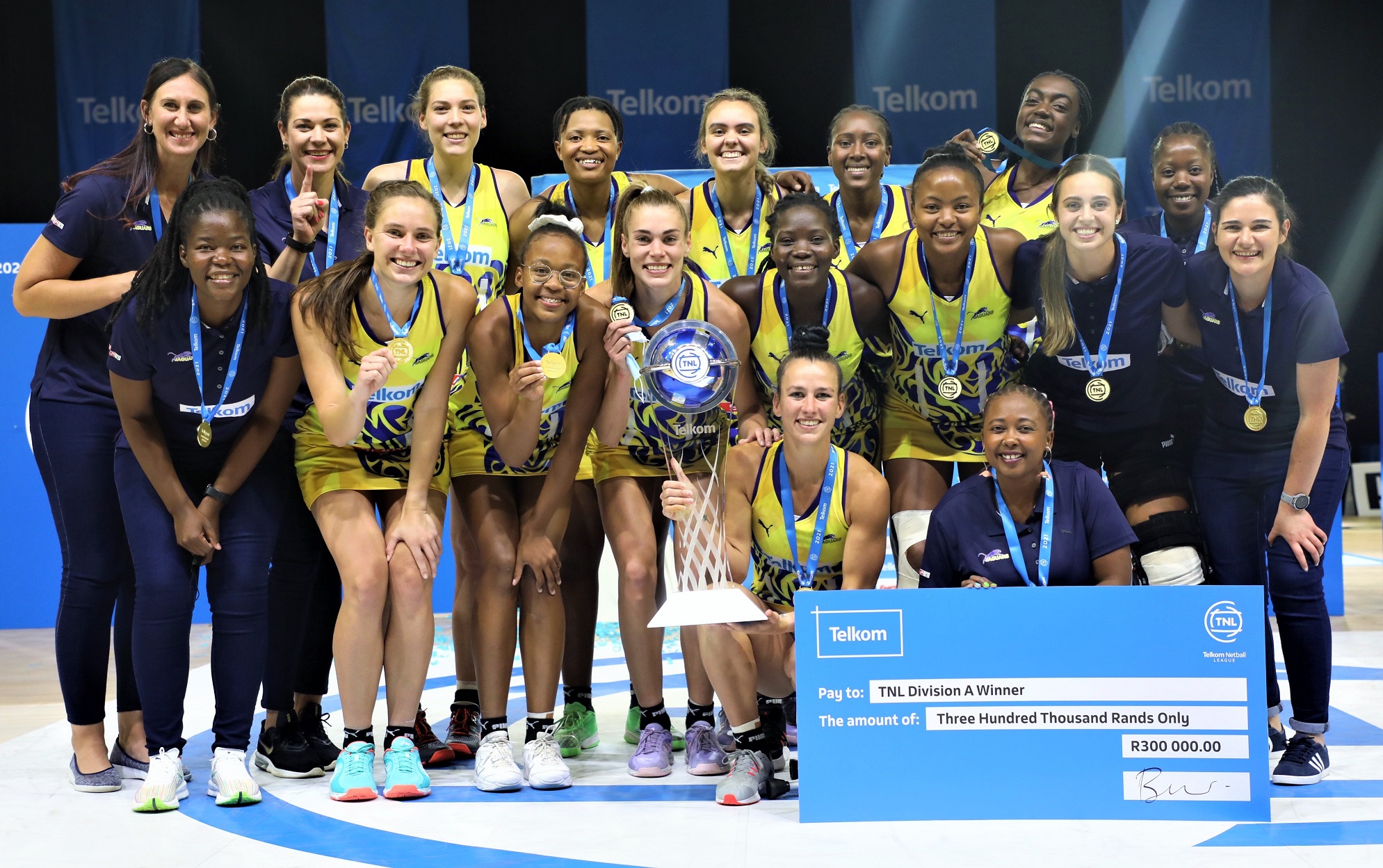 Jaguars wins fifth Telkom Netball League title | Rekord