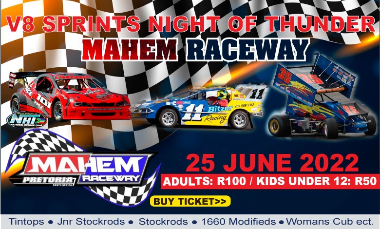 Mahem Raceway the Home of oval track racing | Rekord