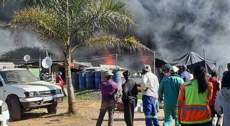 More than 120 people homeless after fire destroys 65 shacks in north ...