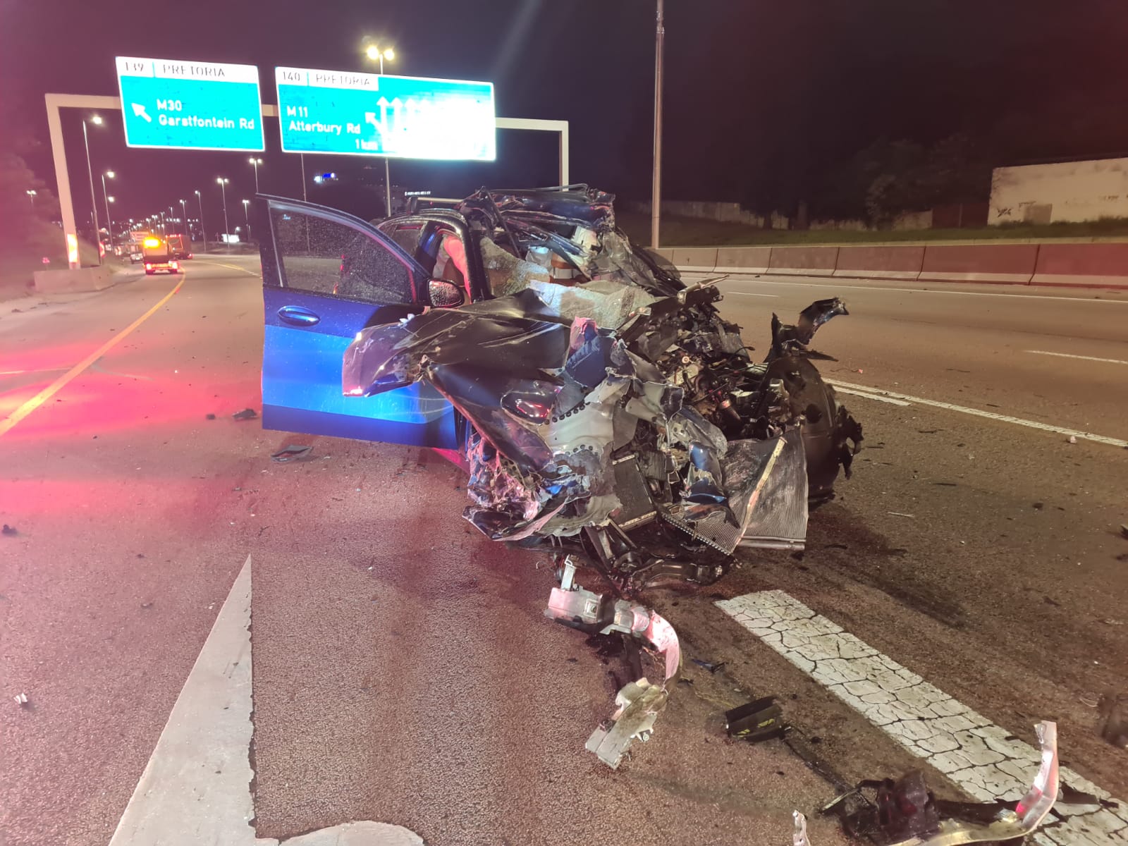 A man left critical following an N1 accident near Garsfontein | Rekord