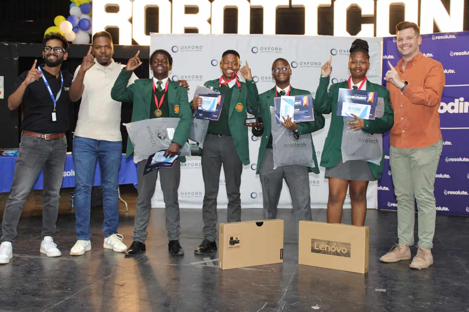 Young innovators awarded at an international robotics and coding ...