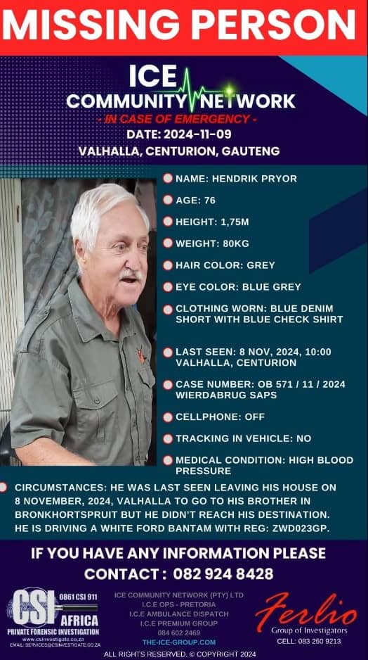 Centurion family desperate to find missing loved one | Rekord