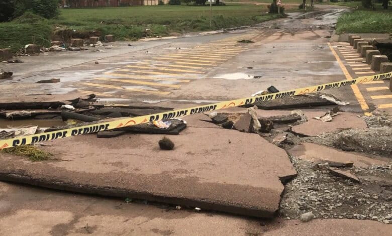 Centurion intersection hit with heavy flooding resulting in ...