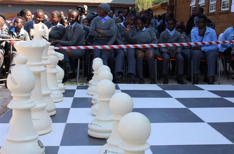 Police encourage learners to play chess to combat social ills in ...