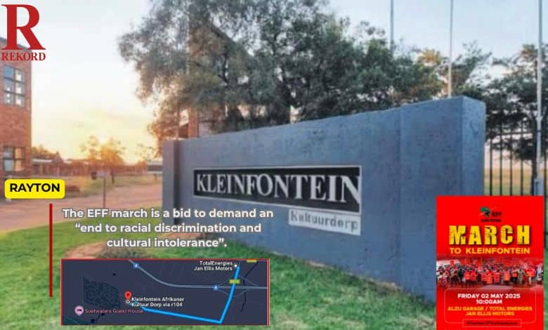 NOTICE: Several streets affected by EFF march against Kleinfontein ...