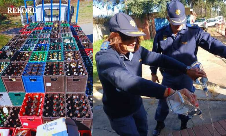 Alcohol seized over the past year in Tshwane undergoes massive ...