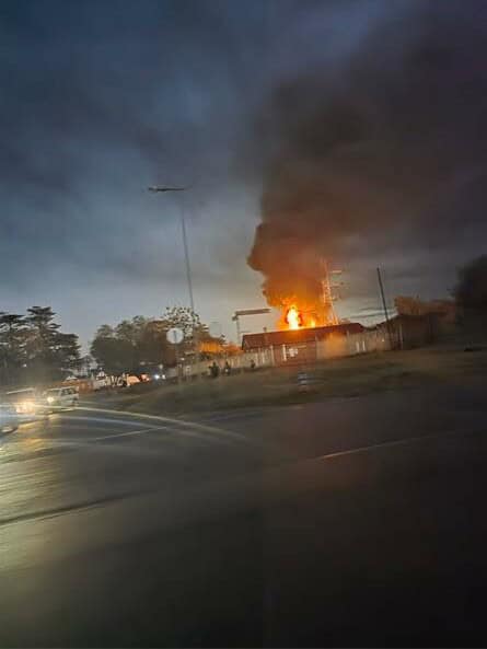 WATCH: Centurion substation goes up in flames | Rekord