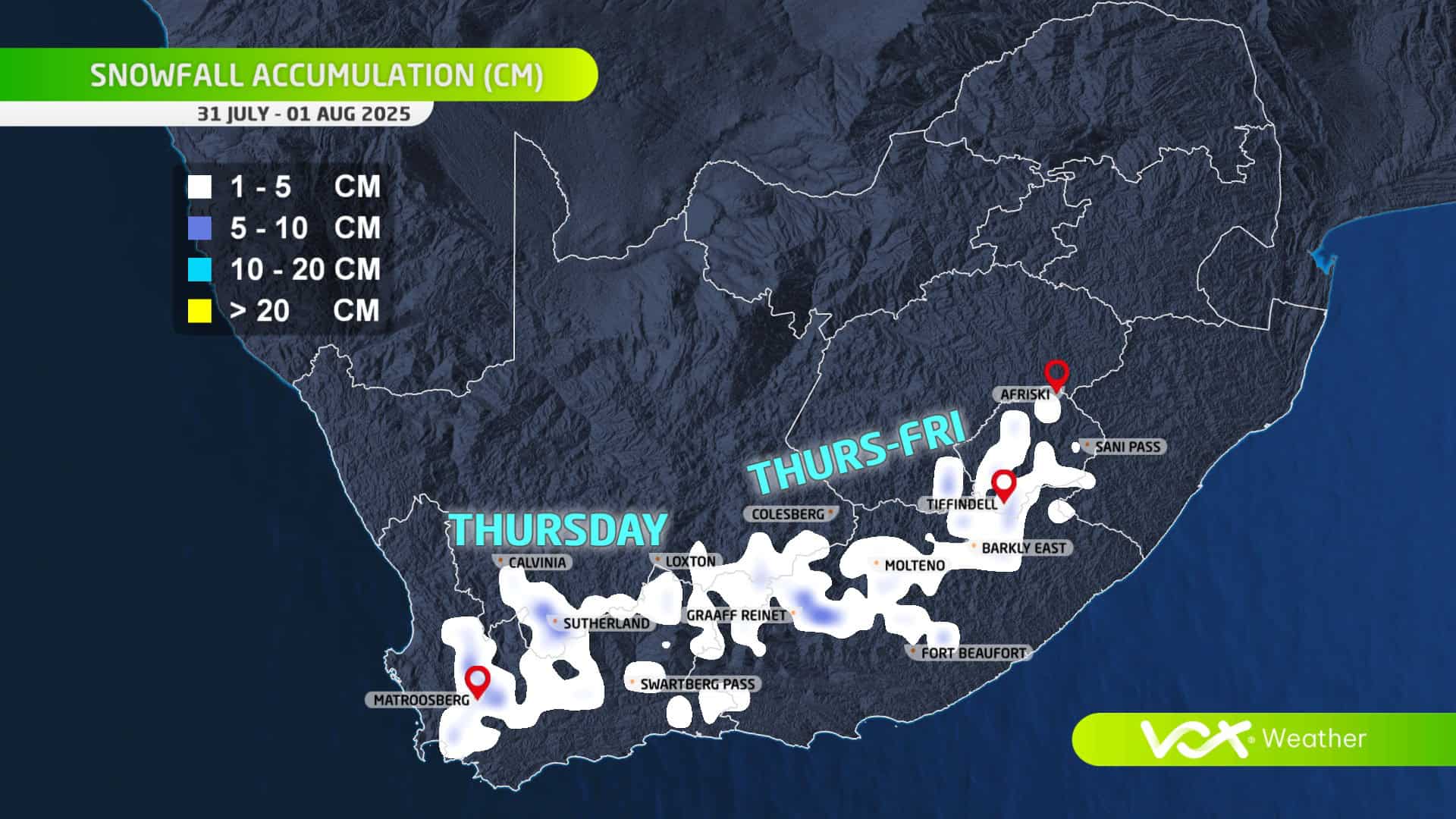 Freezing weather warning: Snowfall in parts of SA as Pretoria faces ...